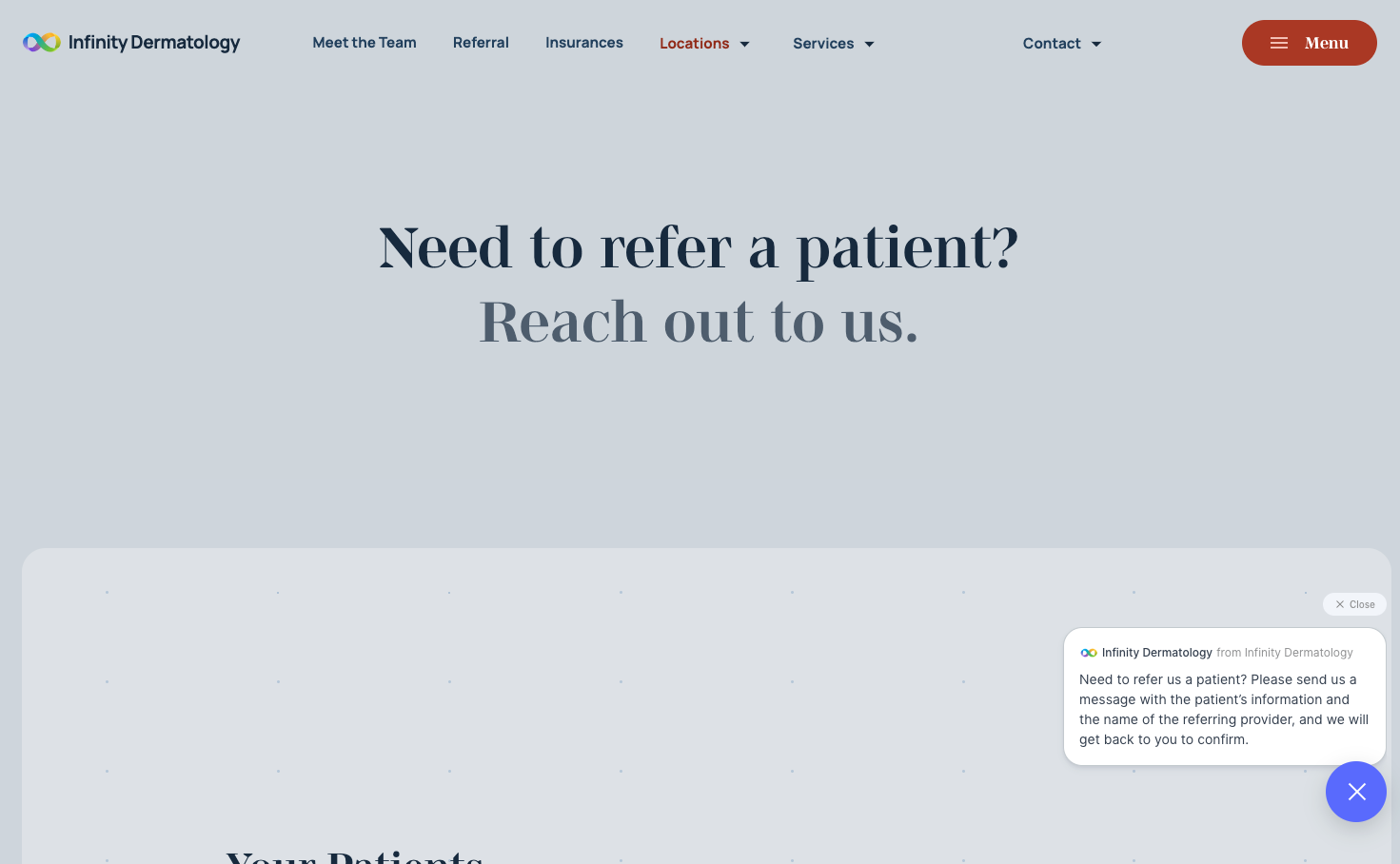 Refer | Infinity Dermatology